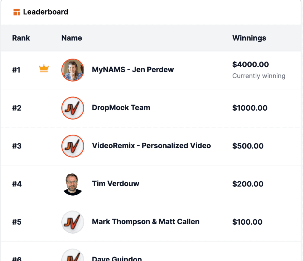 Simple Click Tracker JV Page - MyNAMS